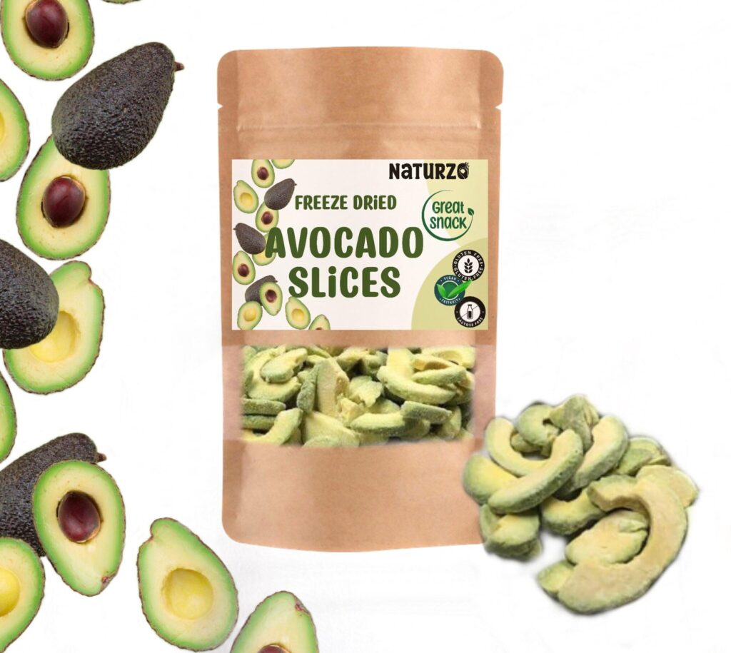 Freeze dried Avocado slices • naturzo.com