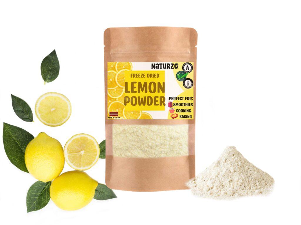 Freeze dried Lemon powder • naturzo.com